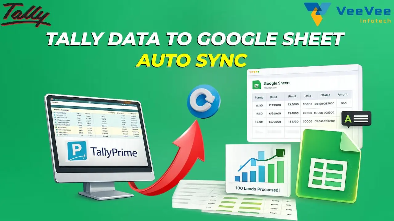 Tally Data to Google Sheet Auto Sync | VeeVee Infotech